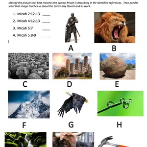 Jonah, Micah Slides + Handouts - Etsy