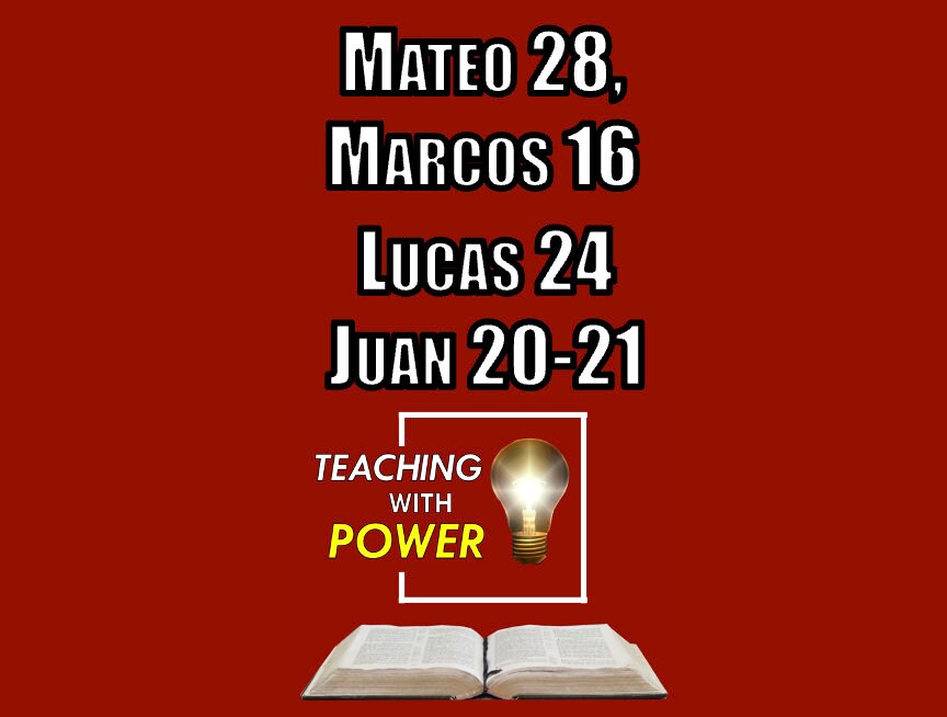 Mateo 28, Marcos 16, Lucas 24, Juan 20-21 Diapositivas + Folletos ...