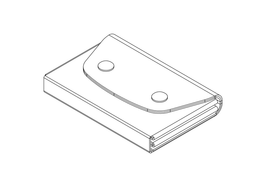 Gusseted Card Wallet Pattern - Etsy