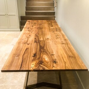 Reclaimed Elm Dining Table - Etsy