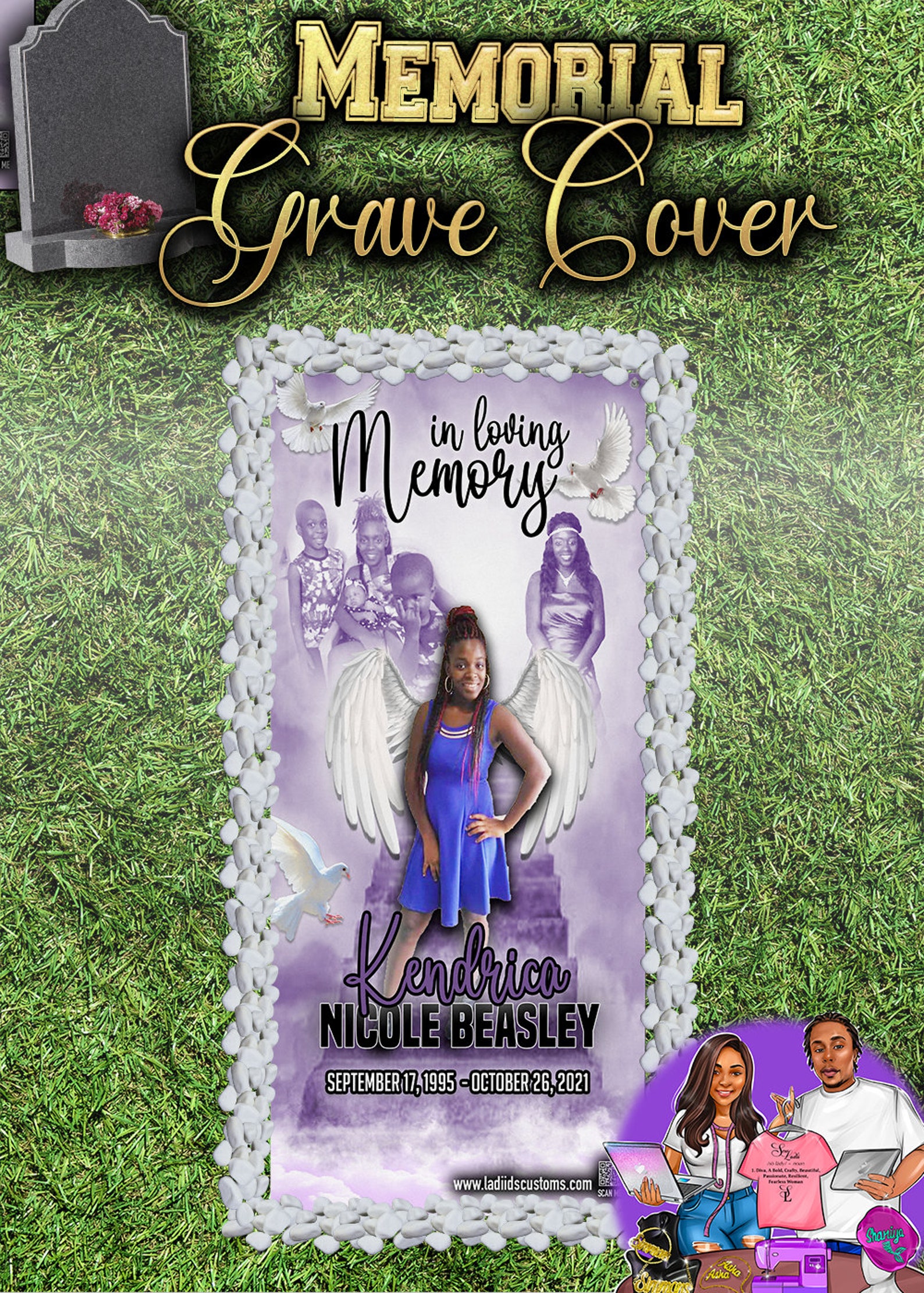 Memorial Grave Cover | Etsy