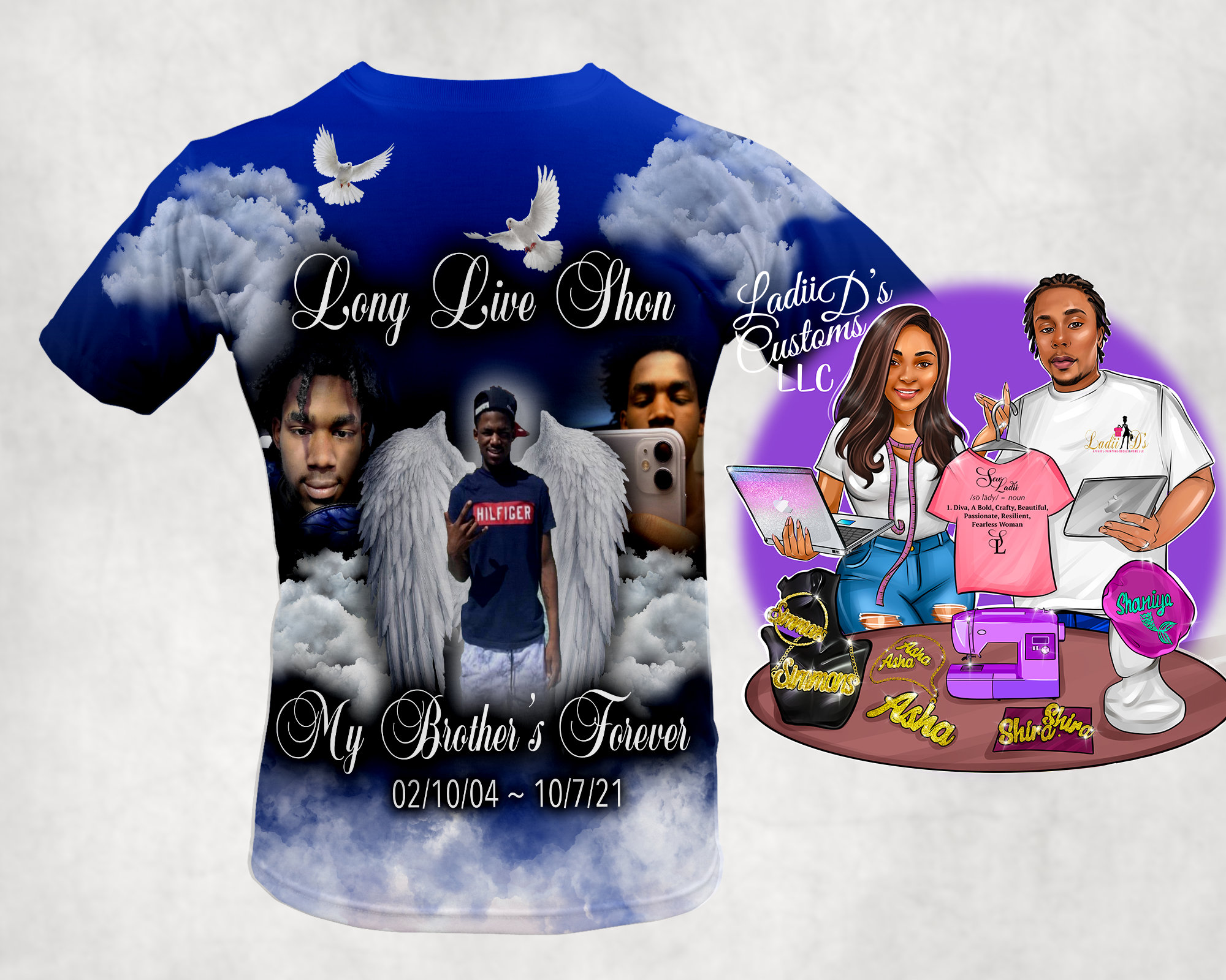 Custom All Over Print Photo Shirt|3d Shirt|3d Dress| Birthday Shirt ...