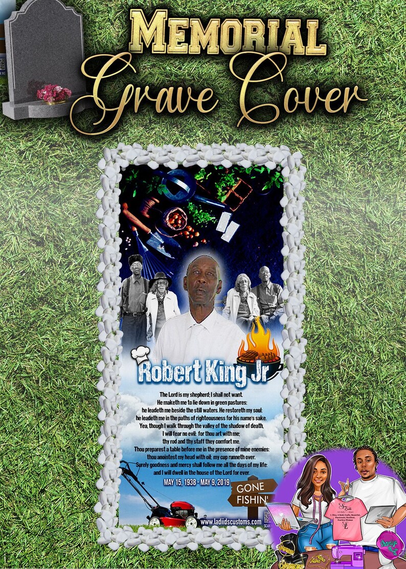 Memorial Grave Cover - Etsy