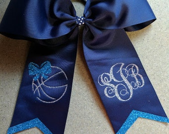 Basketball Cheer Bow | Etsy