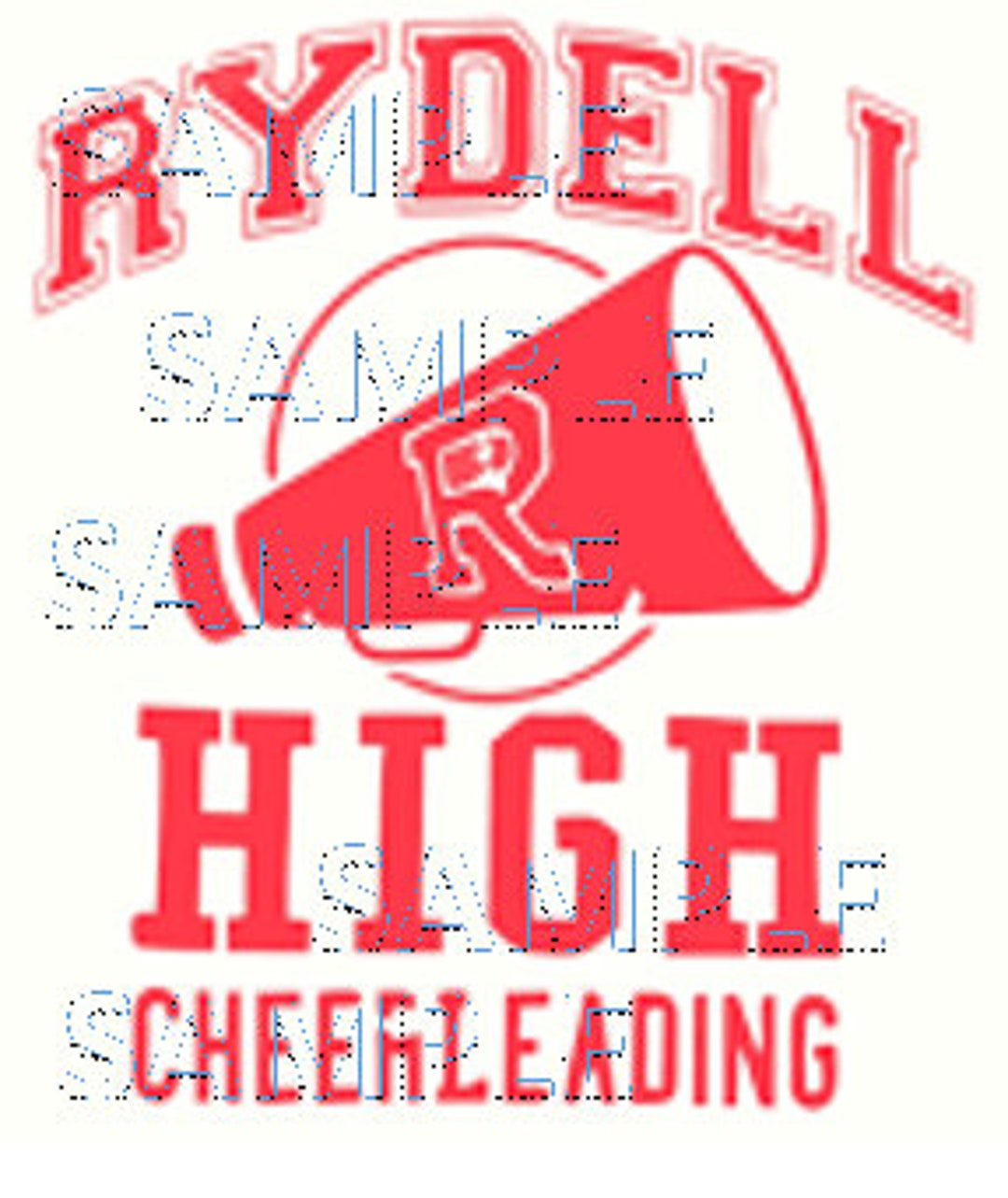 Grease- Rydell High Cheerleading Inspired Light T-shirt Transfer - Etsy