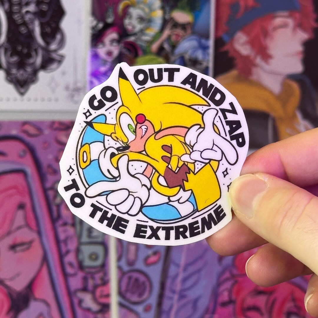 Sonichu Sticker - Etsy