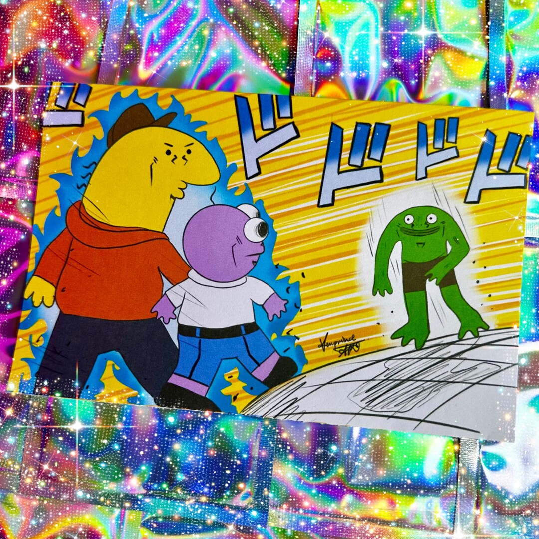 Smiling Friends X Jojo Meme A6 Print - Etsy