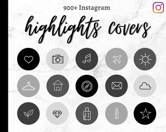 Instagram Highlight Covers Minimal - Etsy