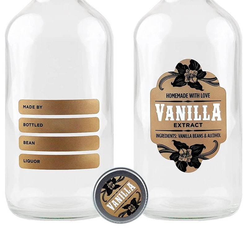 Vanilla Extract Labels - Etsy