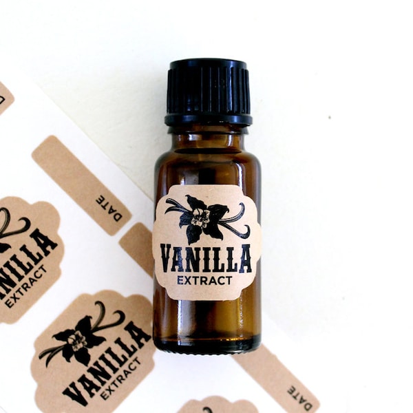 Vanilla Labels - Etsy