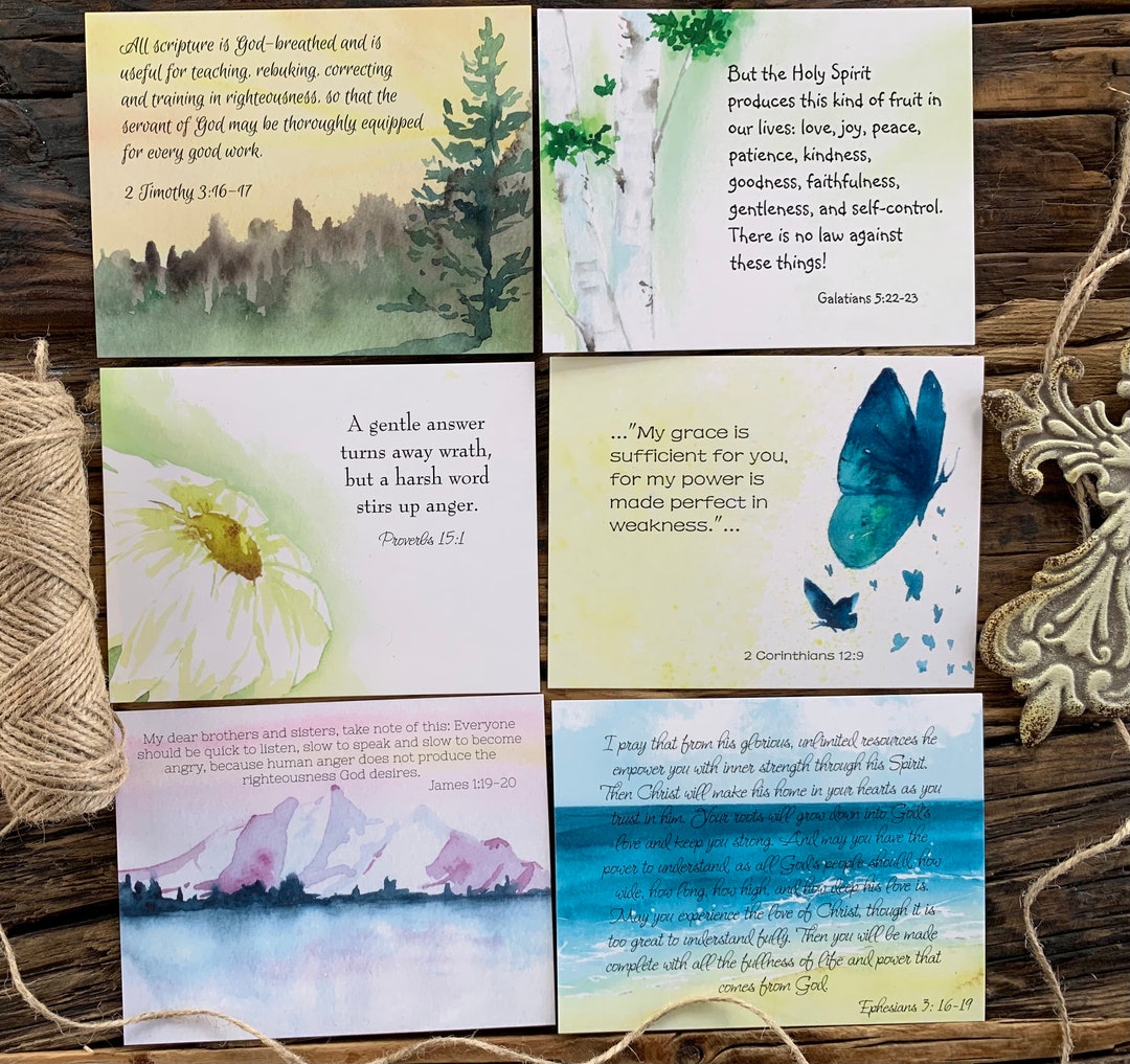 Equipping Scripture Cards, Individual Scripture Cards, (also Sold as 6 ...