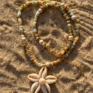 Natural Shell Necklace - Etsy
