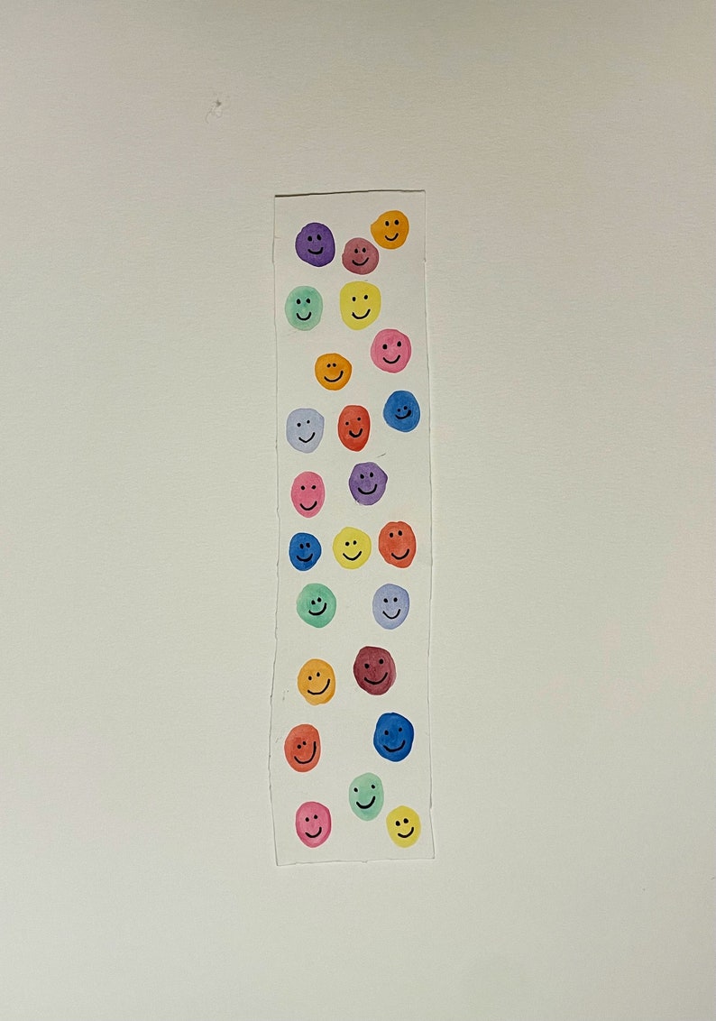 Happy Face Bookmark | Positive Affirmation Bookmark | Personalized ...