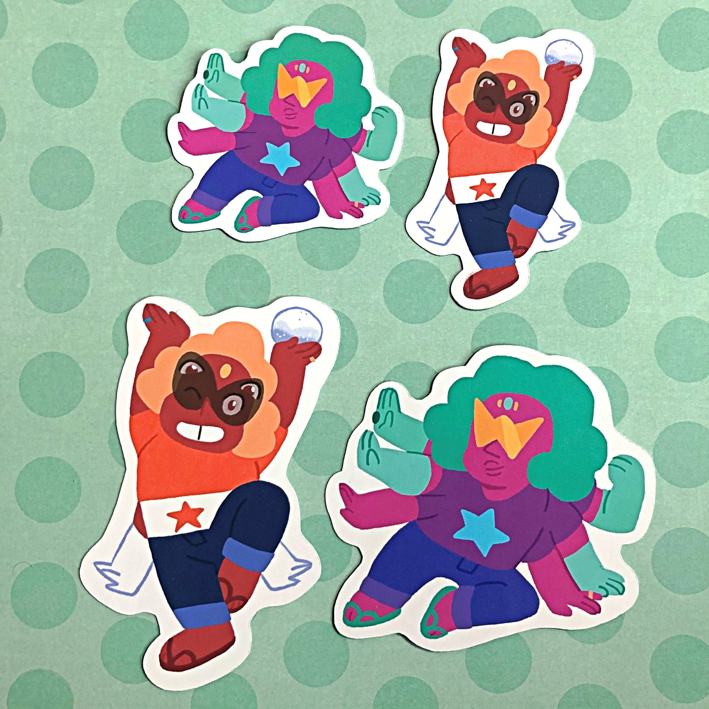 Steven Universe Future Fusion Stickers Sardonyx Opal Sugilite - Etsy