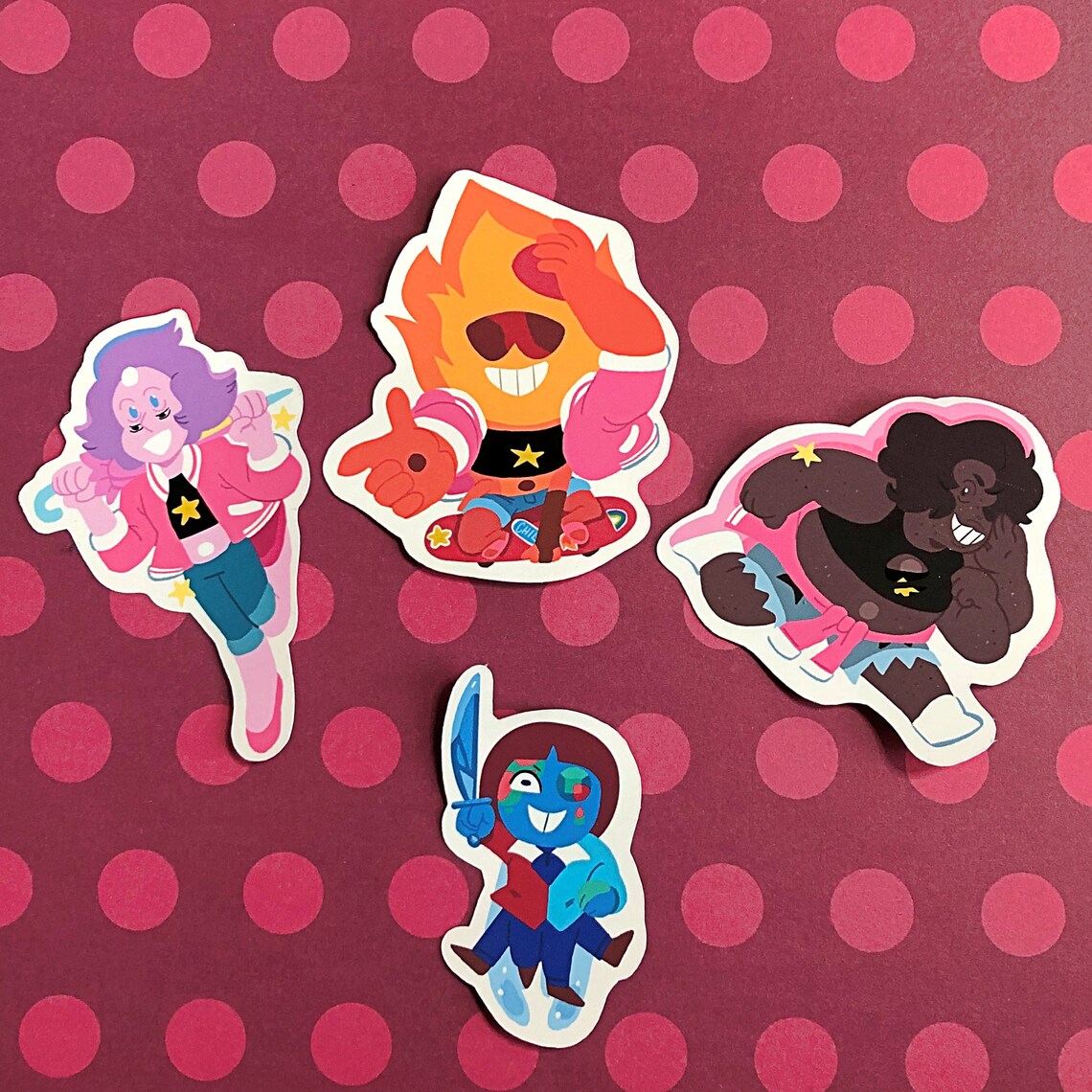 Steven Universe Future Fusion Stickers Sunstone Rainbow Quartz - Etsy