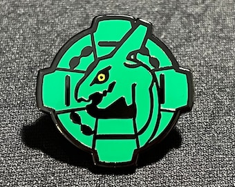 Pokemon Inspired Chibi Mega Rayquaza 1.5 Hard Enamel Pin - Etsy