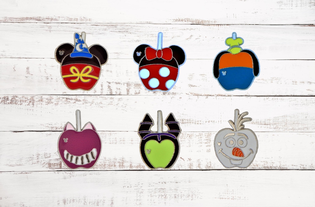 Character Candy Apples Collection 6 Specific Disney Park Trading Pin ...