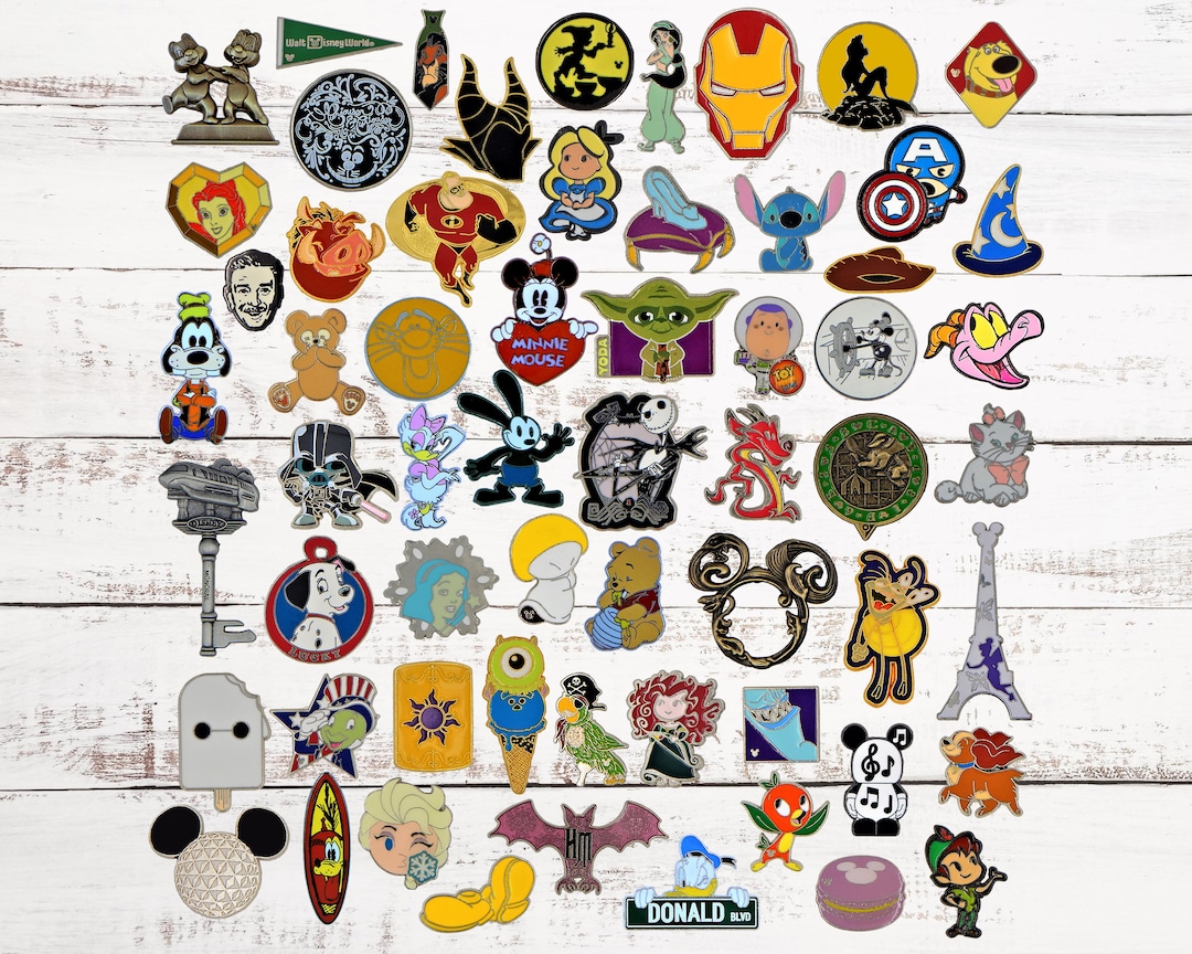 Disney Pins Pick Size 5-100 Starter Trading Assorted Pin Bulk Lot New ...