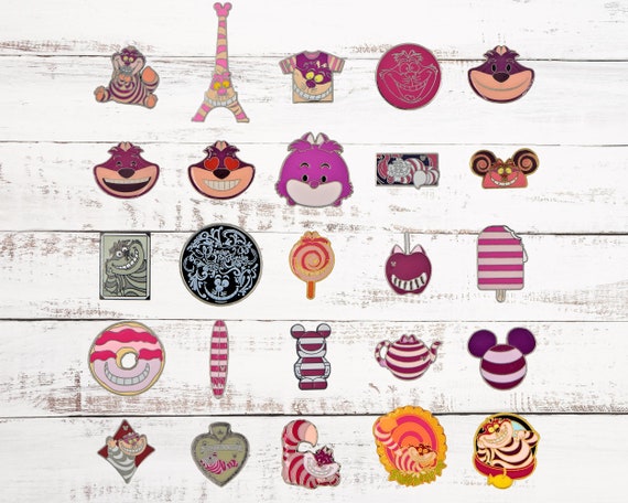 Cheshire Cat Themed 5 Disney Park Trading Pins Randomly - Etsy