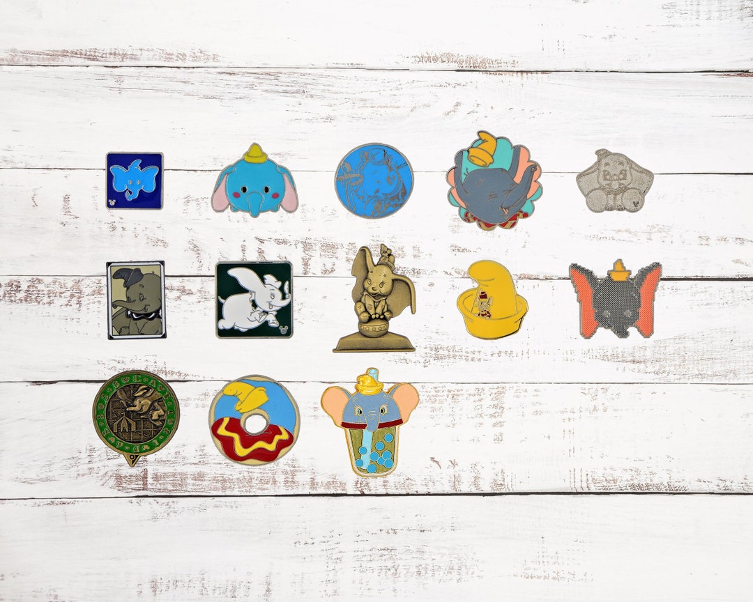 Dumbo Themed 5 Disney Trading Park Pins Set Randomly Assorted Brand New ...