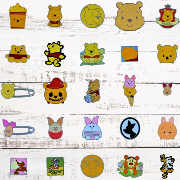 Pooh Pin - Etsy