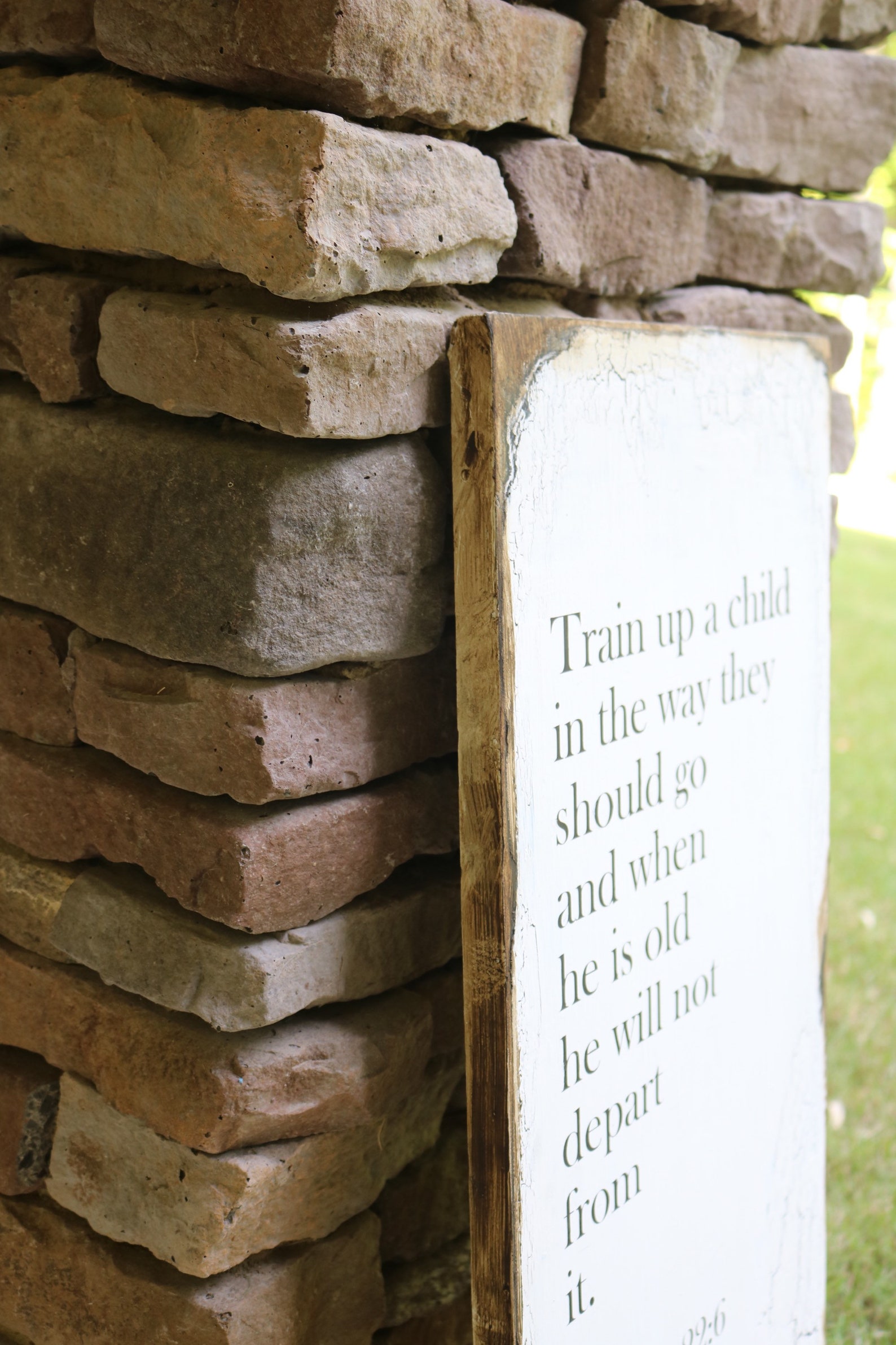 Farmhouse Farm House Wood Sign Scripture Inspirational Baby - Etsy