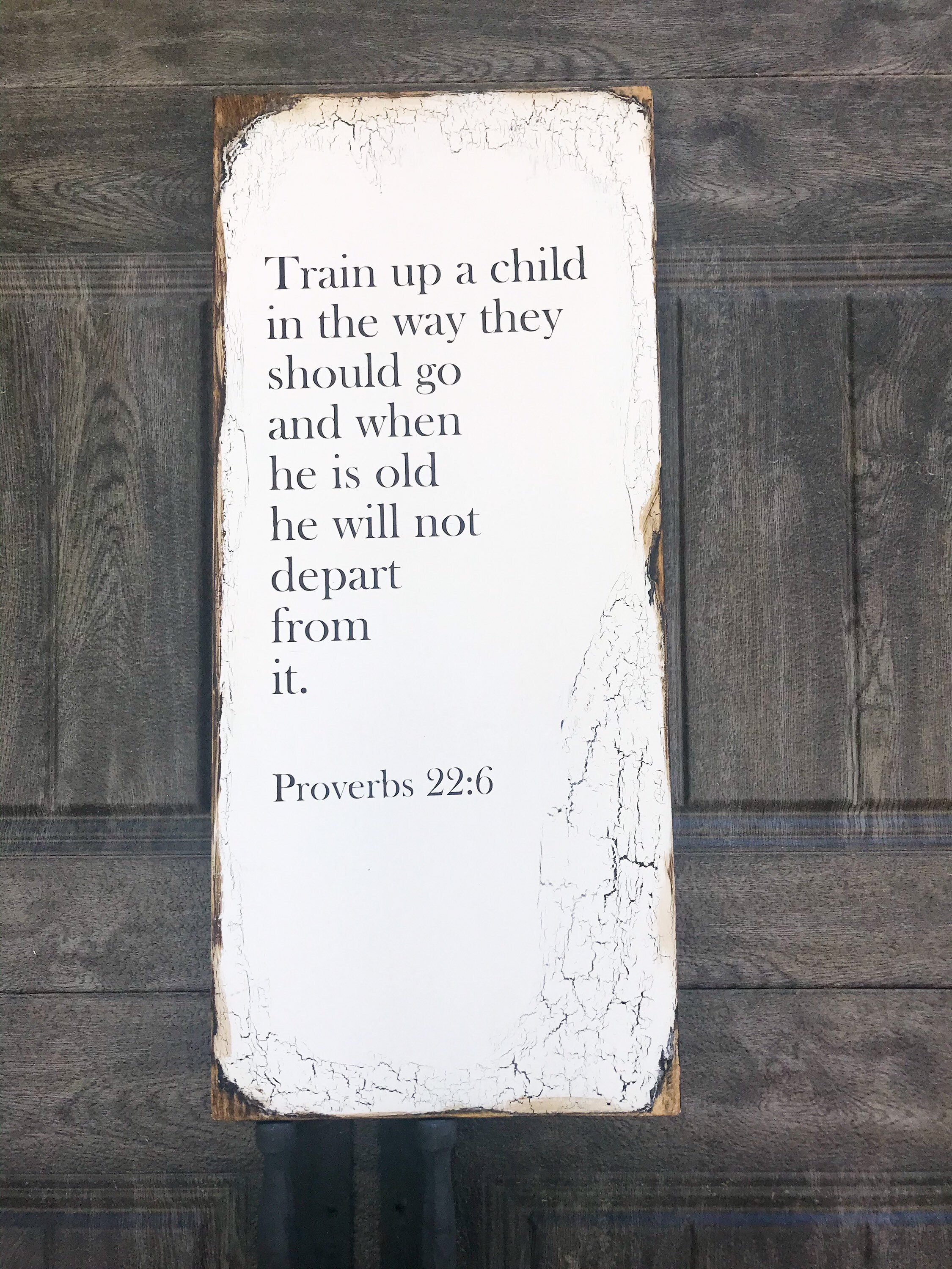 Farmhouse Farm House Wood Sign Scripture Inspirational Baby - Etsy