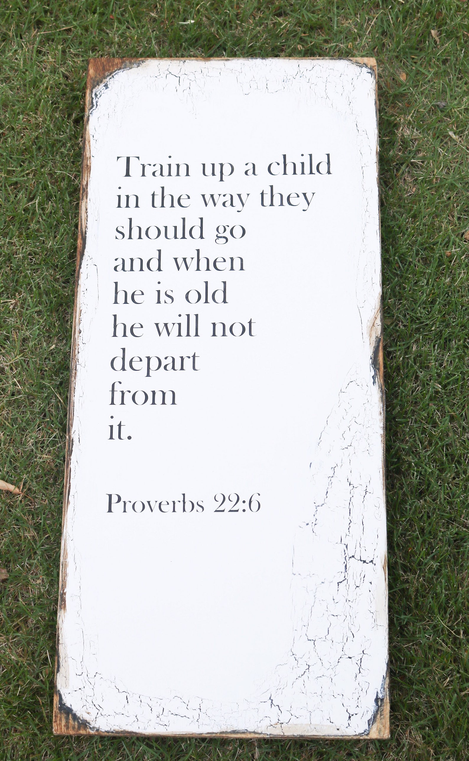 Farmhouse Farm House Wood Sign Scripture Inspirational Baby - Etsy