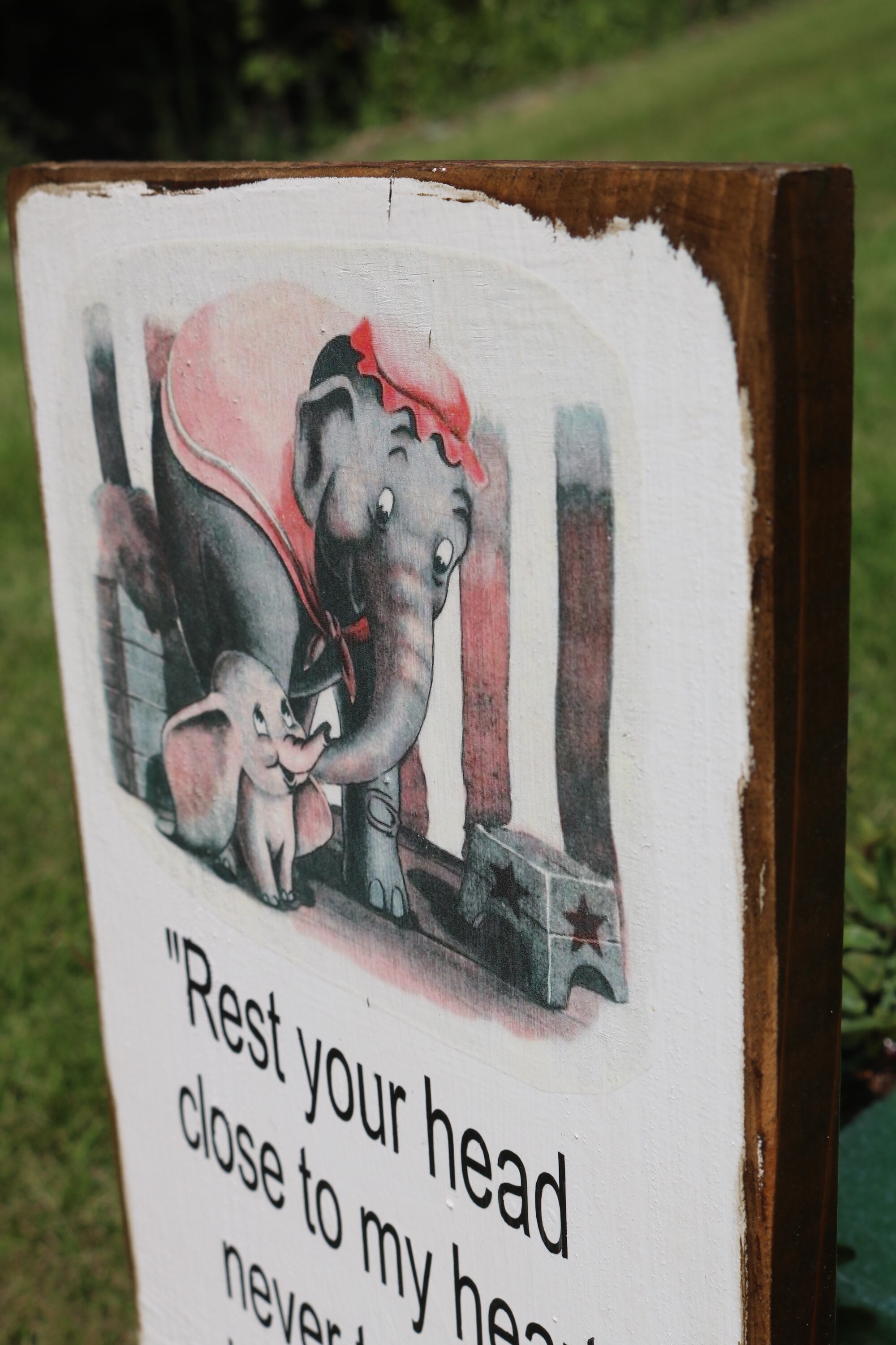 Vintage Dumbo Nursery Diaper Bag Holder or Coat Rack Nursery - Etsy