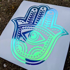 Hamsa Evil Eye Lucky Hand of Fatima Stickers Vinyl Bumper Stickers for ...