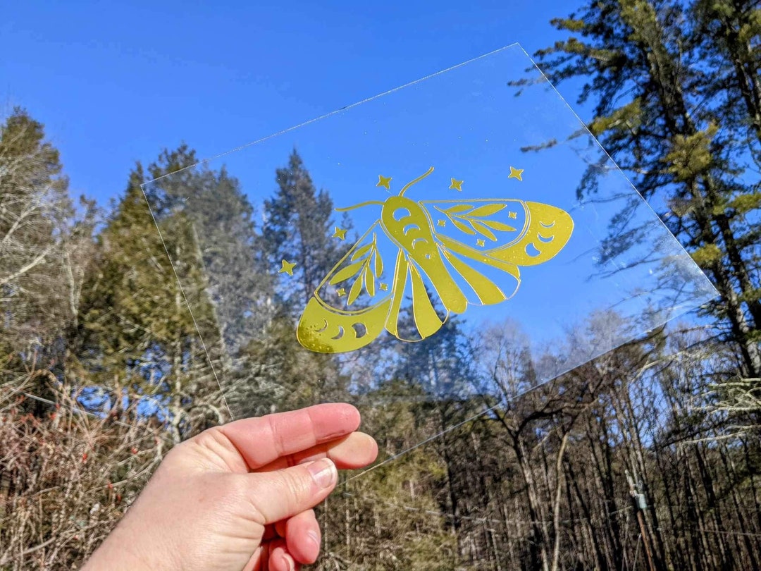 Moth Vinyl Stickers, Mystical Stickers, Moth Decal, Moth Sticker for ...