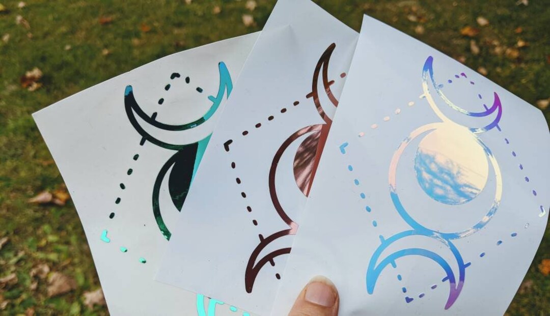 Moon Stickers, Phases of the Moon, Moon Goddess Vinyl, Triple Moon ...