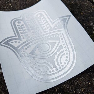 Hamsa Evil Eye Lucky Hand of Fatima Stickers Vinyl Bumper Stickers for ...