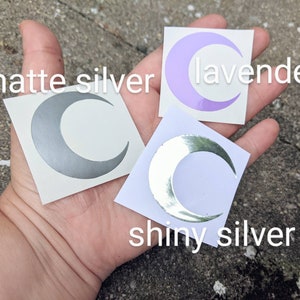 Crescent Moon Vinyl Stickers, Moon Stickers, Sticker Bundle, Moon ...