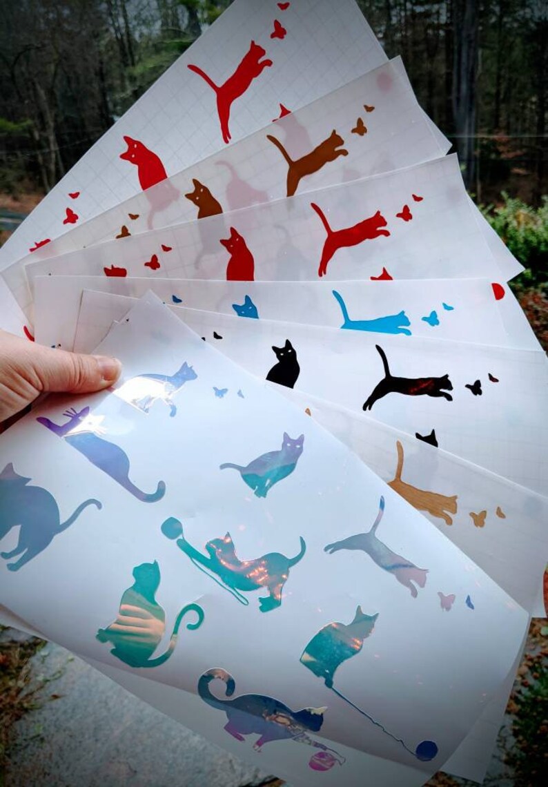 Cat With Yarn Svg, Cat Silhouette Clip Art, Cat Bundle Png, Playful Cat ...