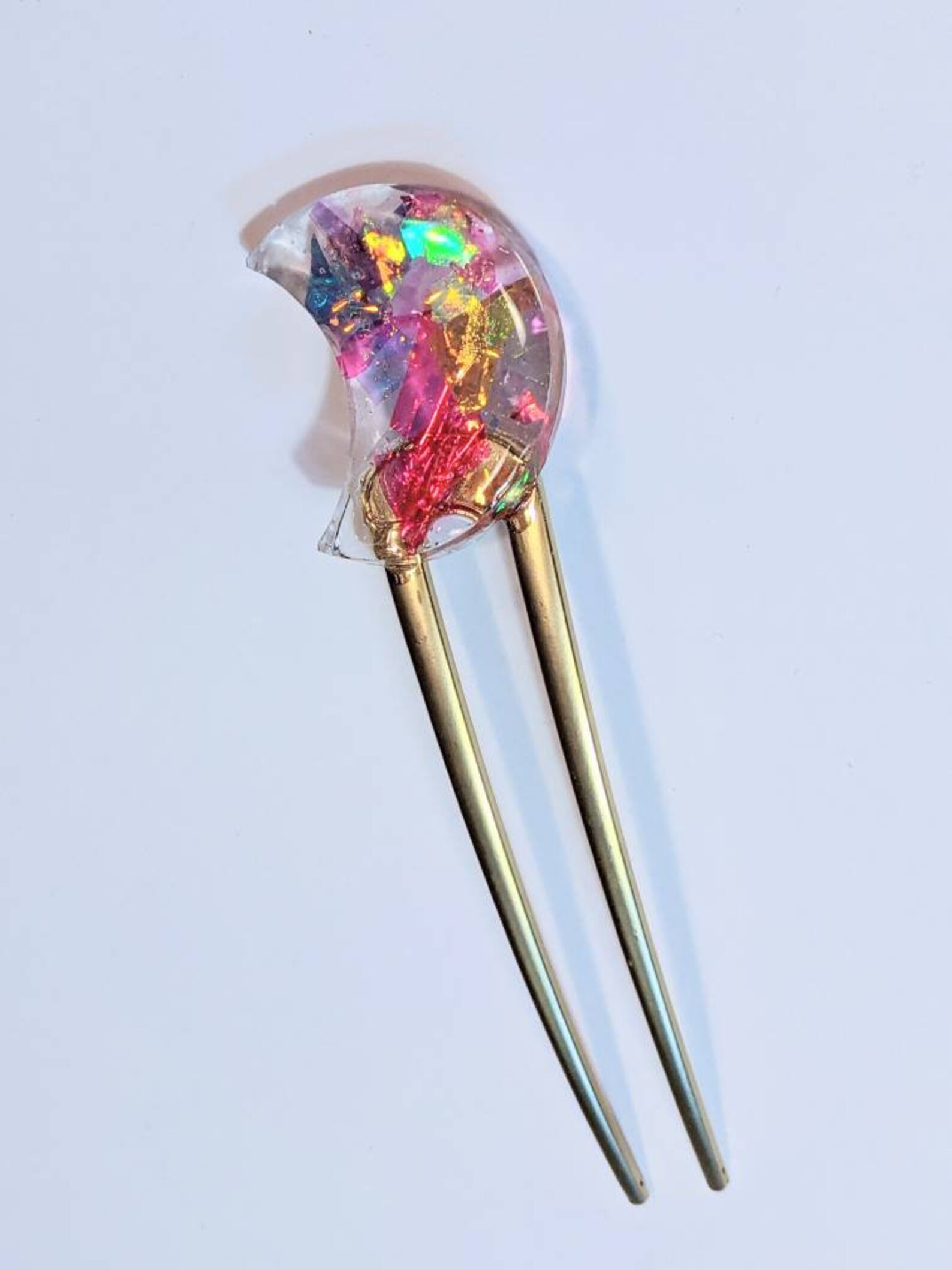 Moon Hair Stick Opalescent Opal Hair Stick Hair Sticks for | Etsy