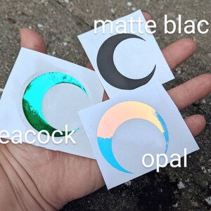 Crescent Moon Vinyl Stickers, Moon Stickers, Sticker Bundle, Moon ...