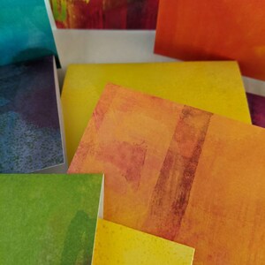 Rainbow Blank Card Set, Boho RSVP Cards, Watercolor Cards, Brightly ...