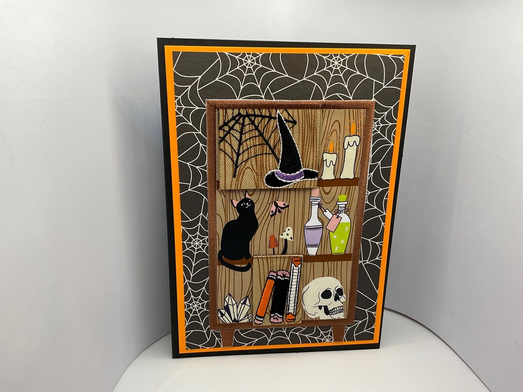 Spooky Halloween Cabinet - Etsy