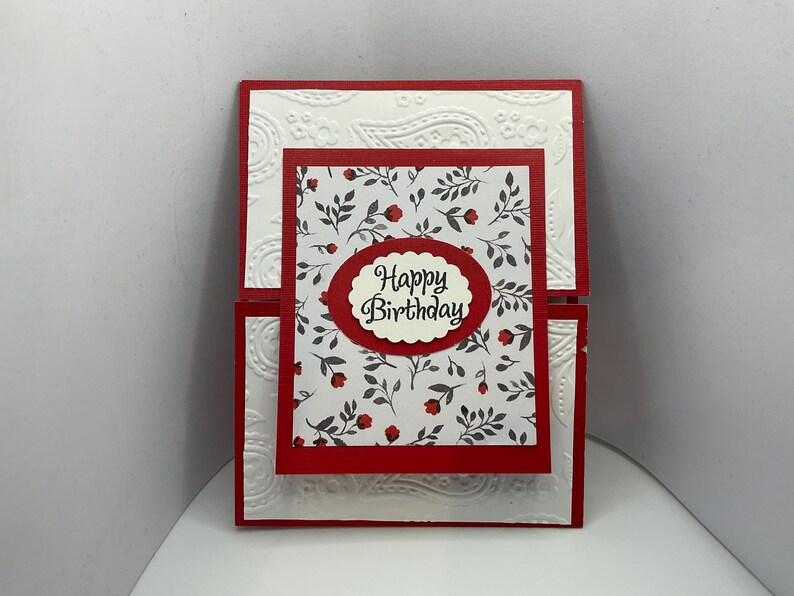 Happy Birthday Fold Card - Etsy