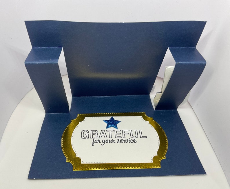 Police Birthday Card: Handmade Step Card With Stickers - Etsy