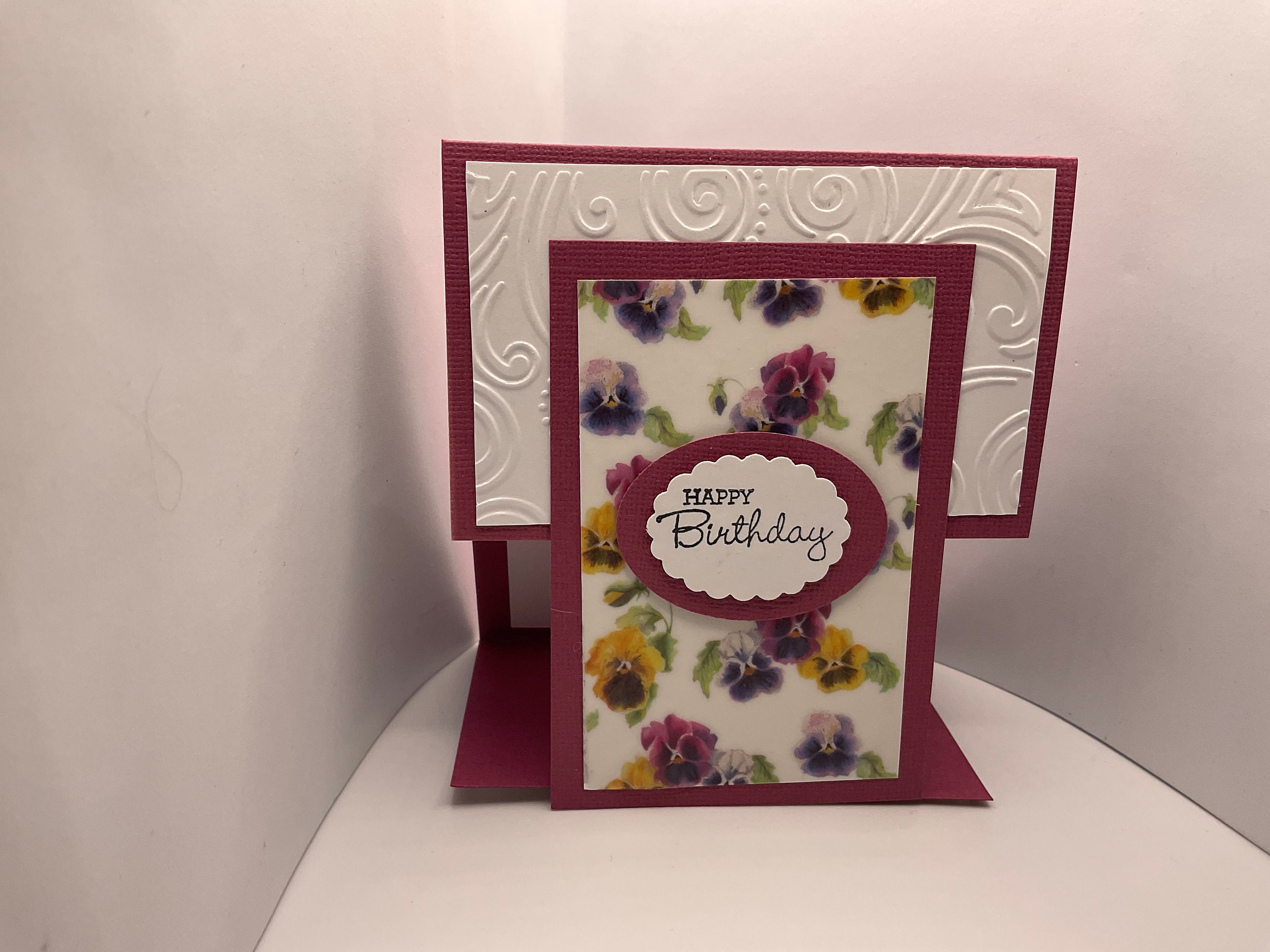 Happy Birthday Fold Card - Etsy