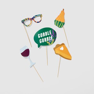 Thanksgiving Photo Props Turkey Day Props Set of 22 - Etsy