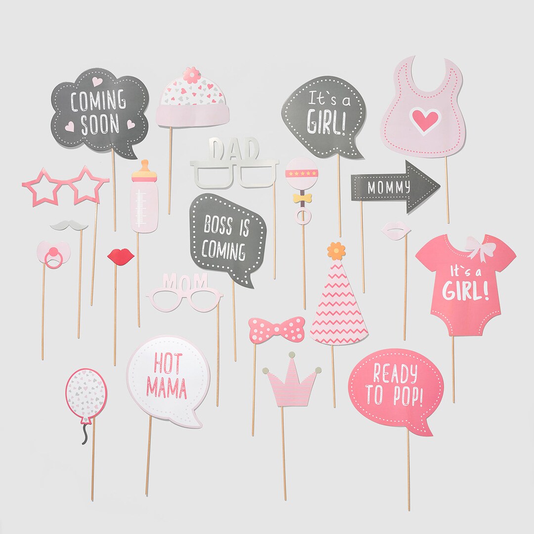 Hooray Baby Pink Photo Props - Etsy