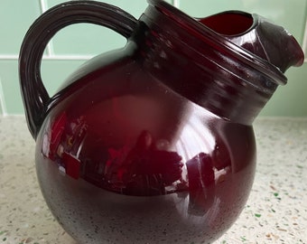 Fire King Pitcher | Etsy