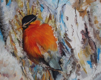 Large Bird Painting - Etsy