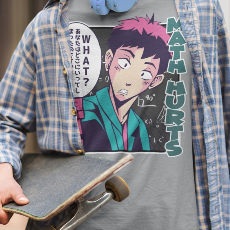 Math Hurts T-shirt Gift for Anime Fan Math T Shirt Gift for - Etsy