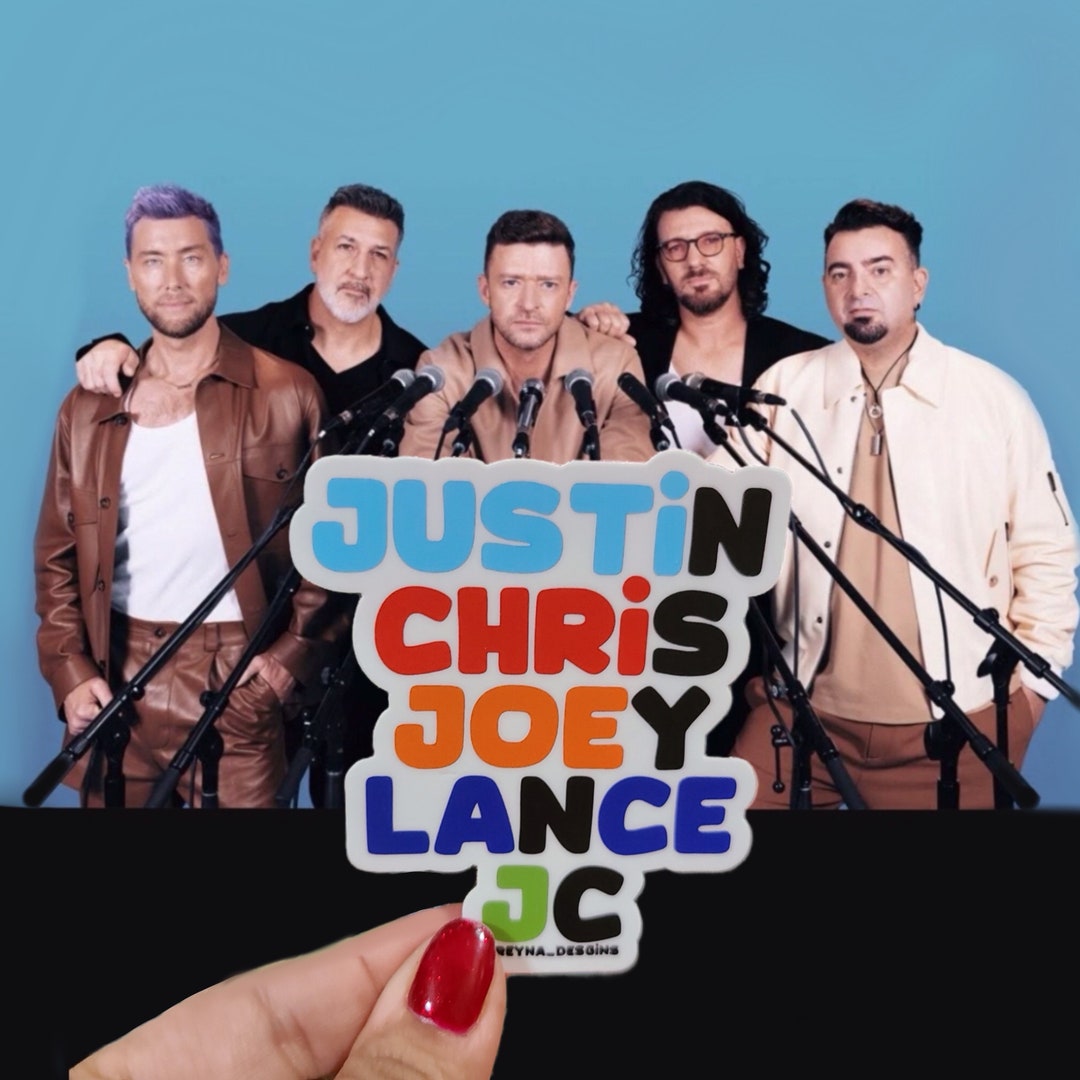 Nsync Sticker, Boy Bands - Etsy