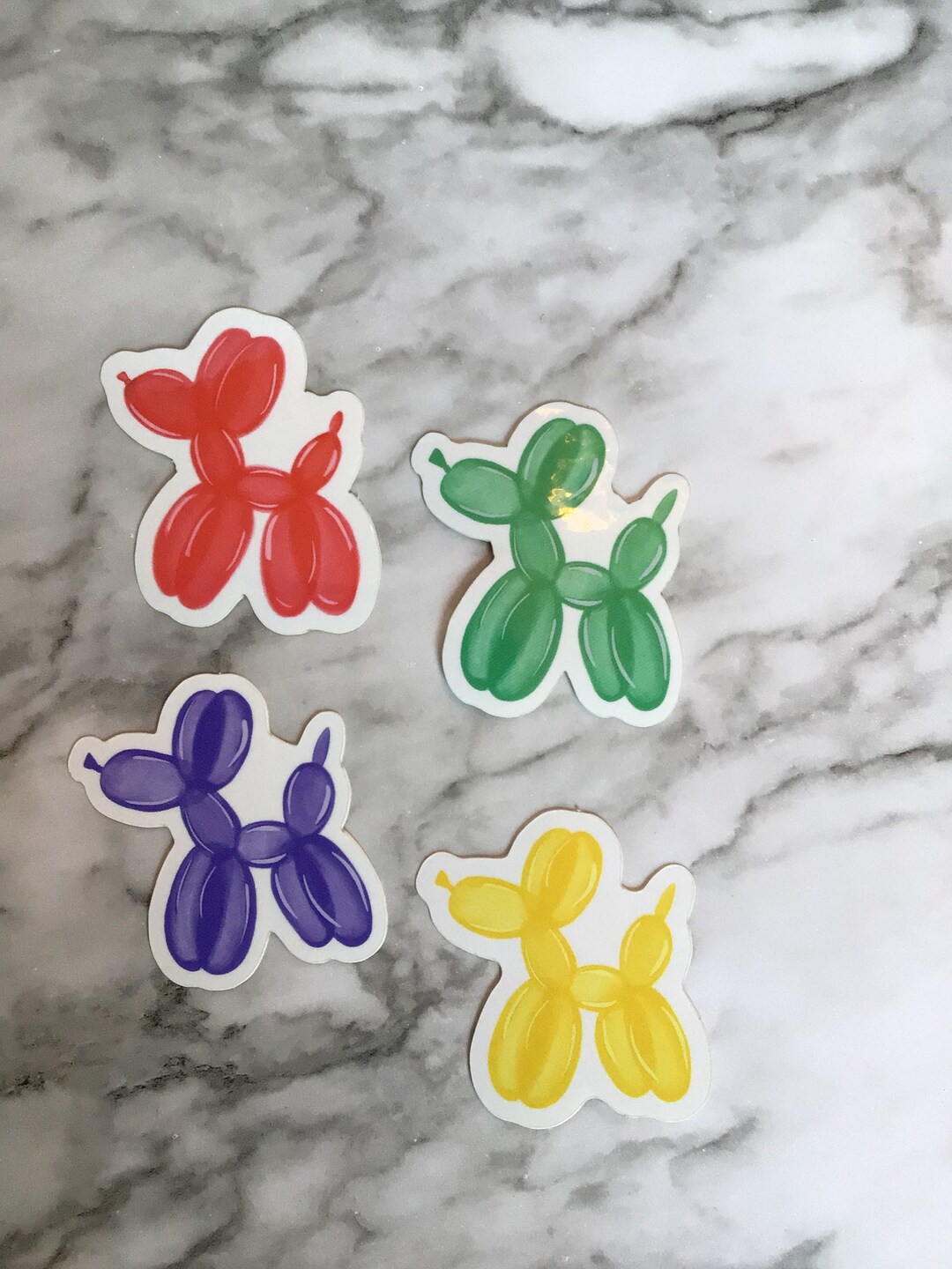 Balloon Dog Stickers - Etsy
