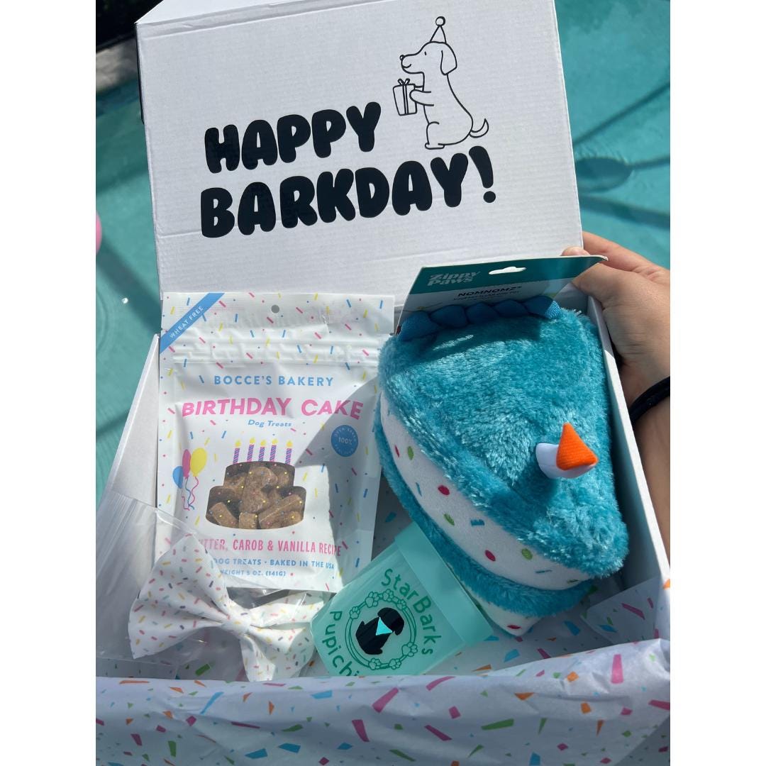Dog Birthday Box, Gift Box for Dogs, Dog Gotcha Day, Puppy Barkday ...